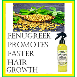 Organic Fenugreek Hair Growth Tonic Spray, BESTSELLER